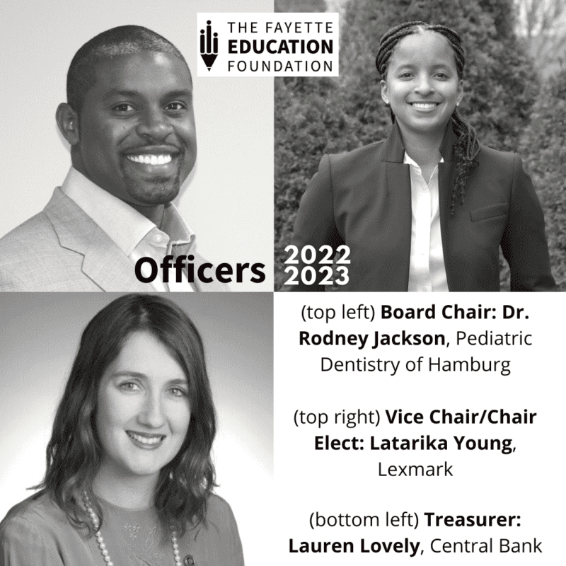 New Board Members and Executive Committee Announced - Fayette Education ...