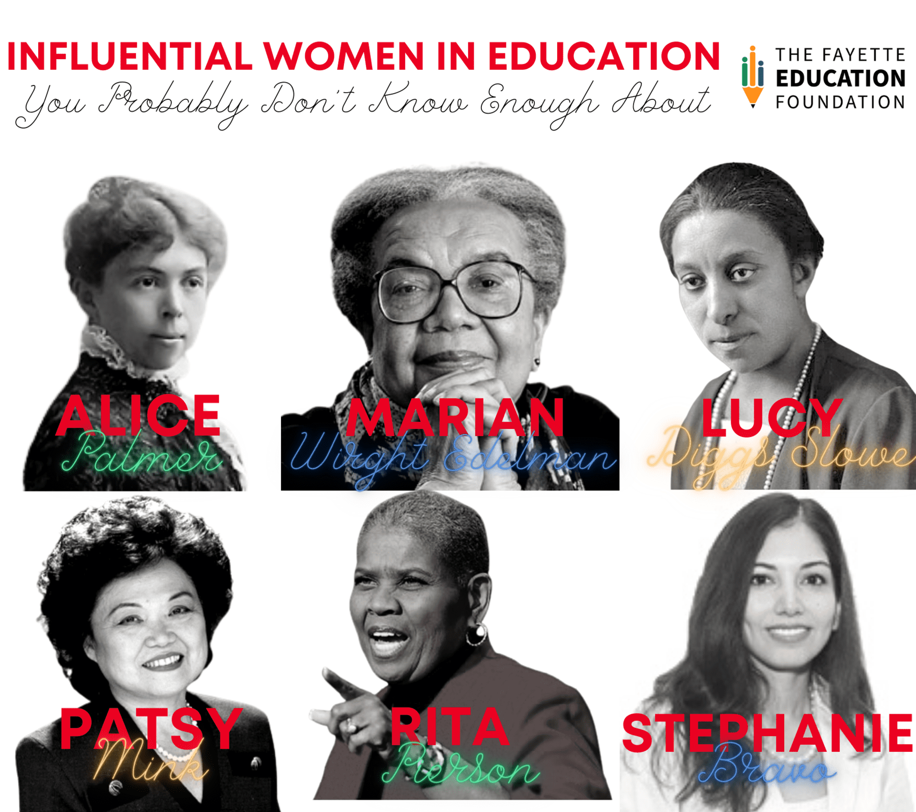 Influential Women in American Education You Probably Don’t Know Enough ...